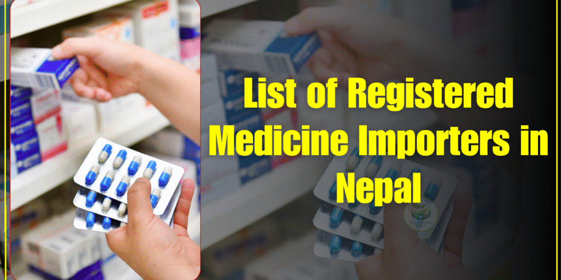 List of Drug Importers Registered in DDA